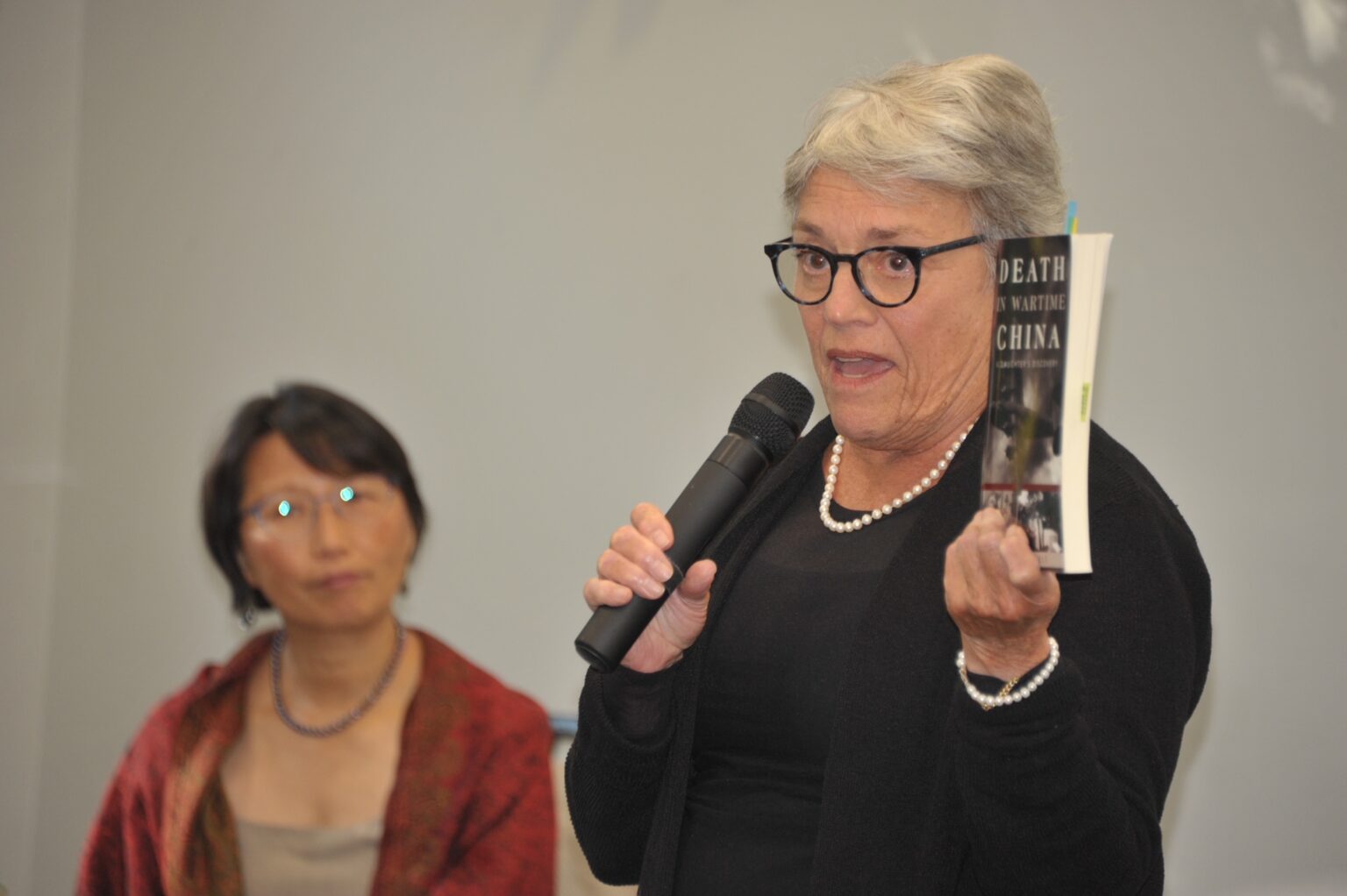 Judy Ikels with the Chinese Writers Association - Wheatmark